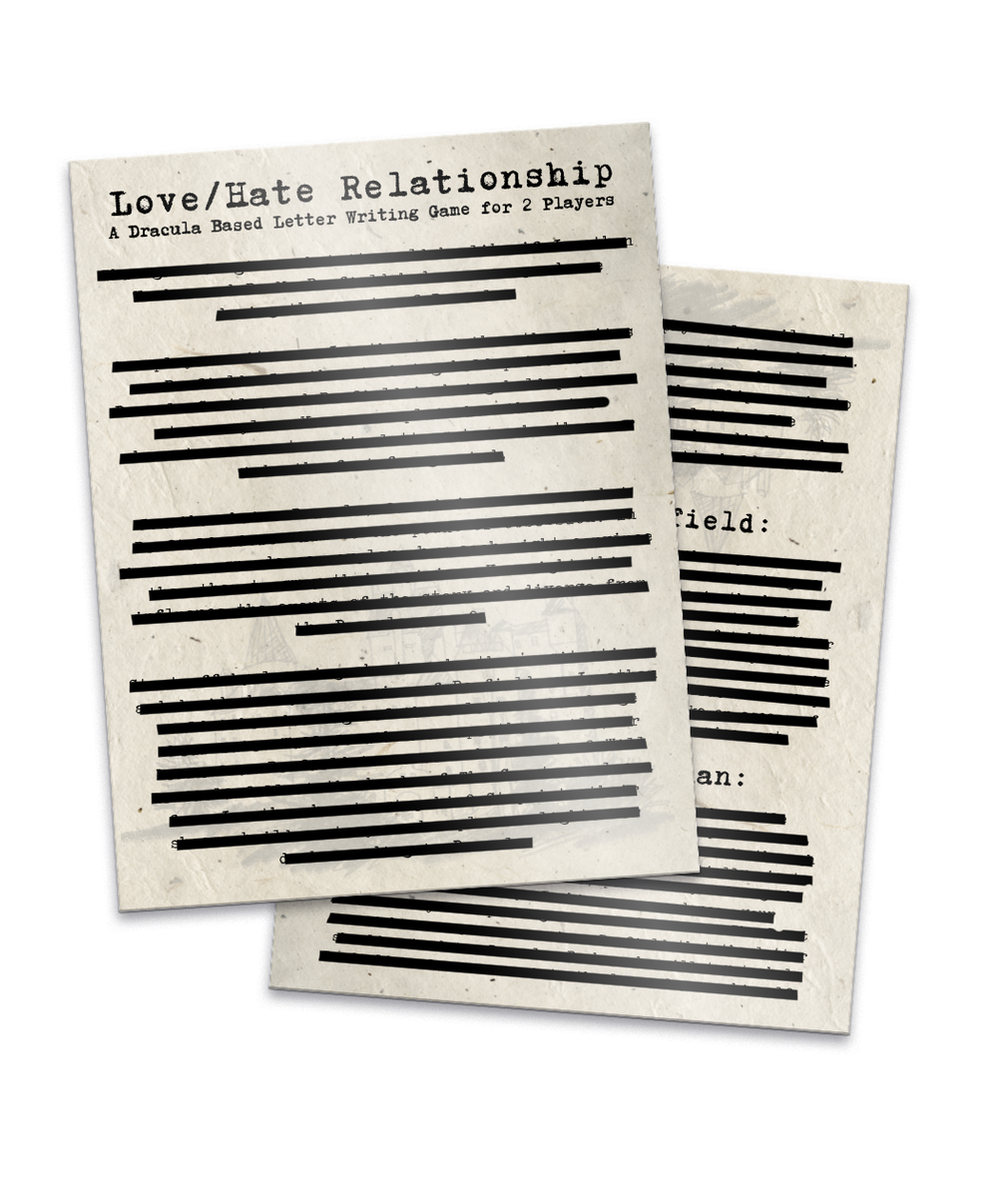 Re: Dracula | Love/Hate Relationship Game – DFTBA