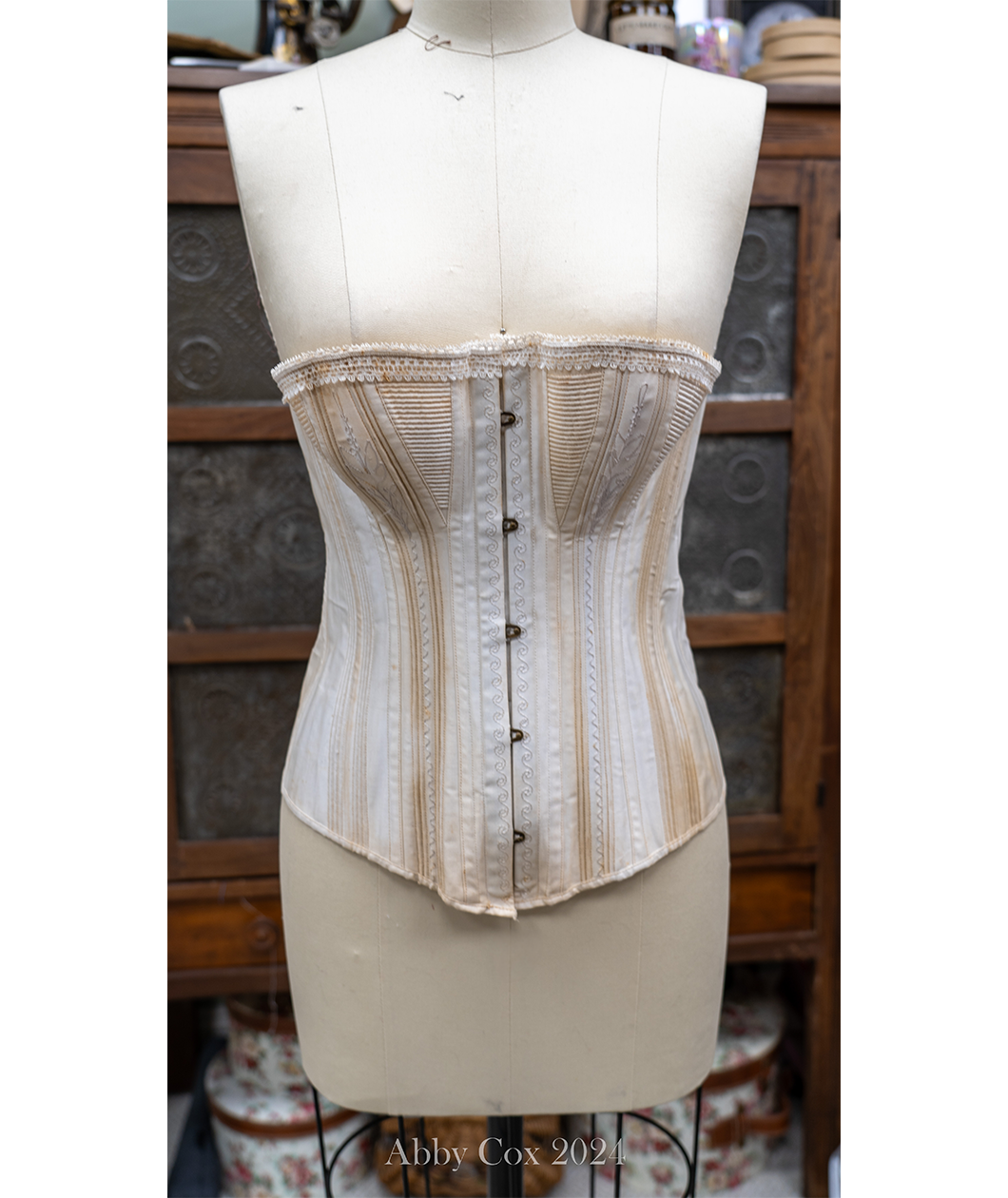 Abby Cox | 1880-1890s Antique Victorian Corset Pattern (34B/27W/34H) – DFTBA