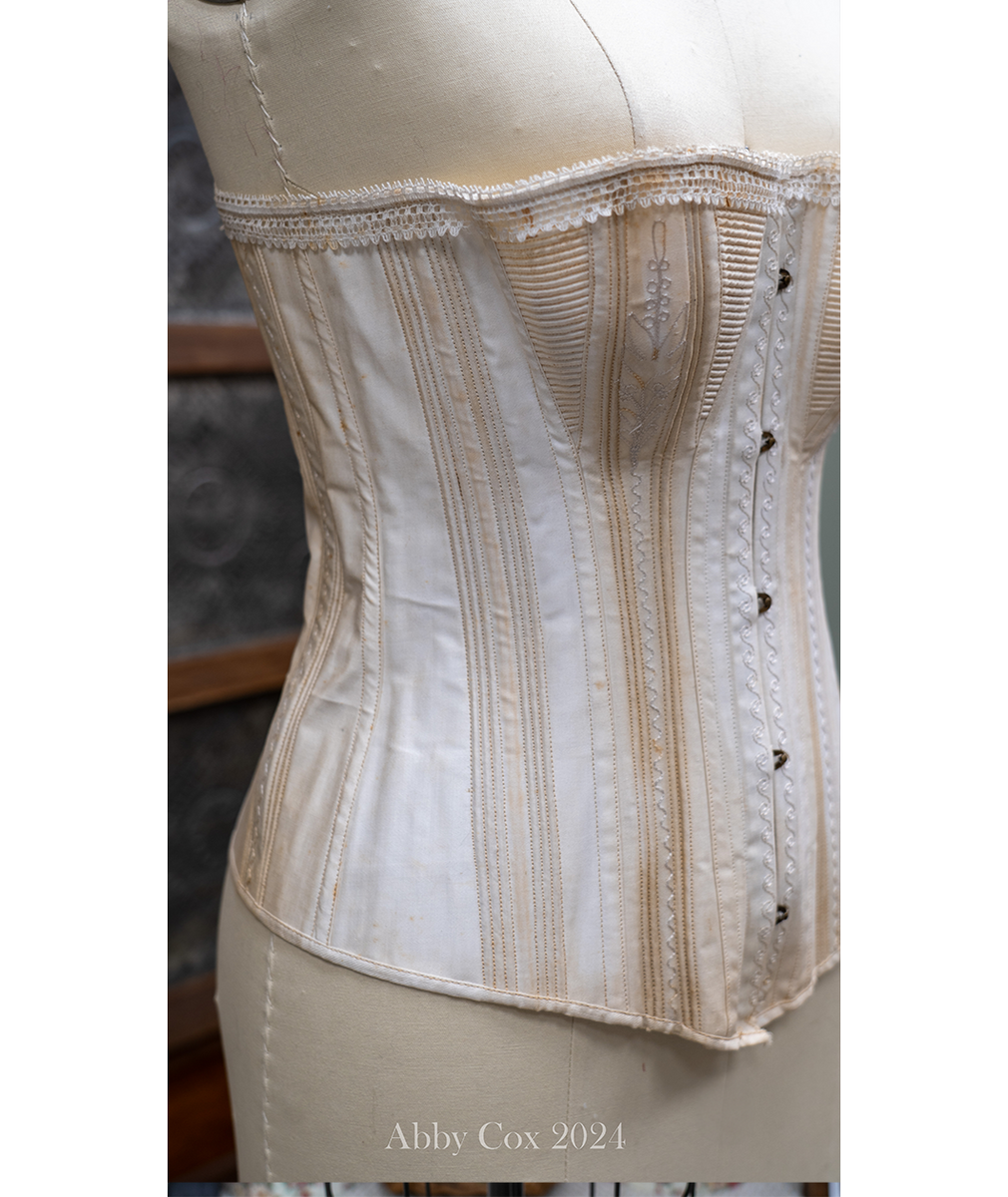 Abby Cox | 1880-1890s Antique Victorian Corset Pattern (34B/27W/34H) – DFTBA