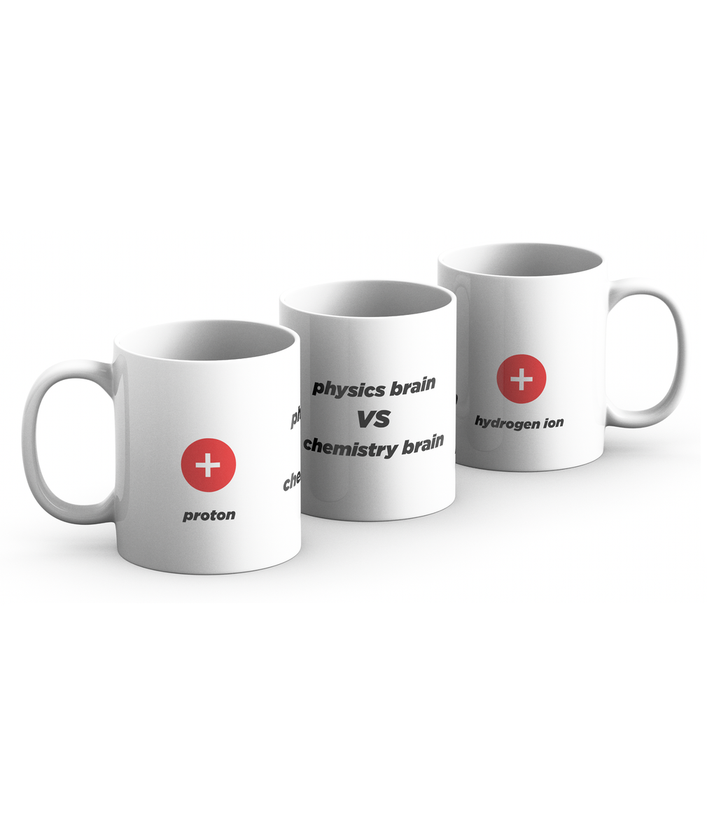 Chemistry vs Physics Mug – DFTBA