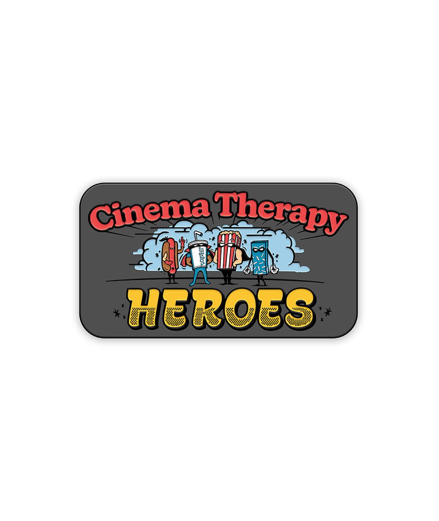 Cinema Therapy | Cinema Therapy Heroes Pin – DFTBA