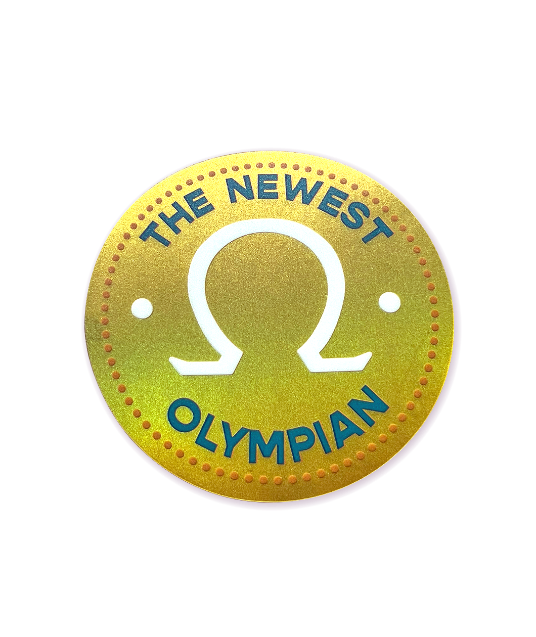 The Newest Olympian | HoO Shiny Gold Sticker – DFTBA