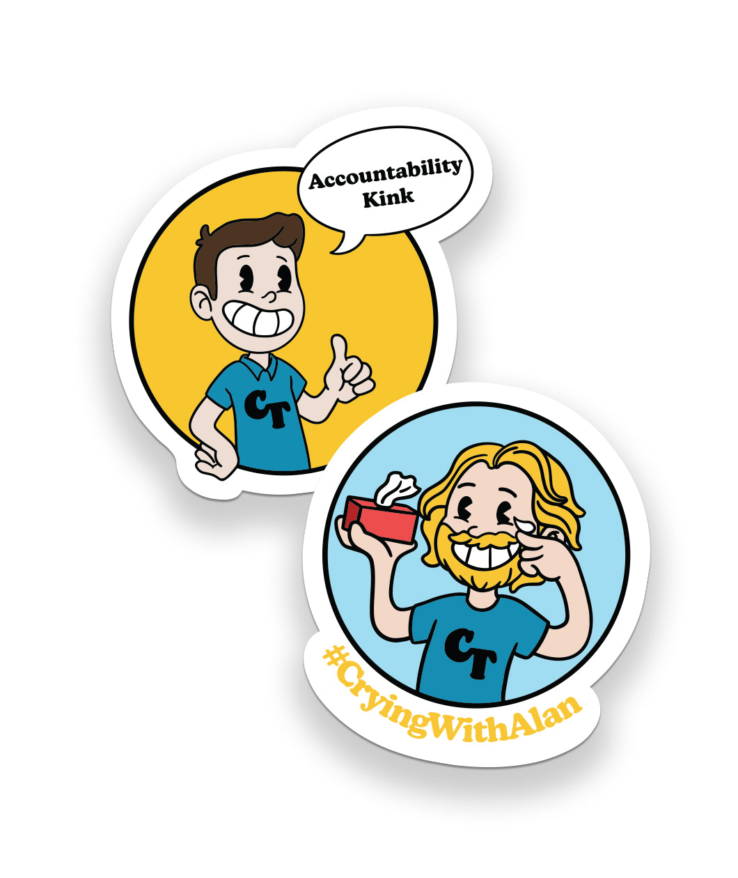 Cartoon Sticker Set – DFTBA